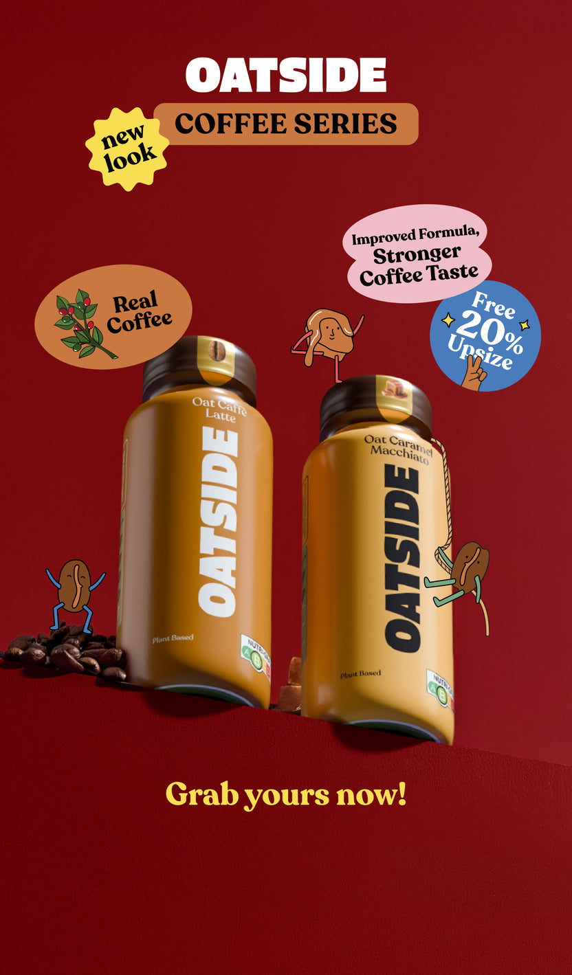 OATSIDE Coffee Oat Milk 240ml- Bigger, Bolder and Better! – Oatside SG