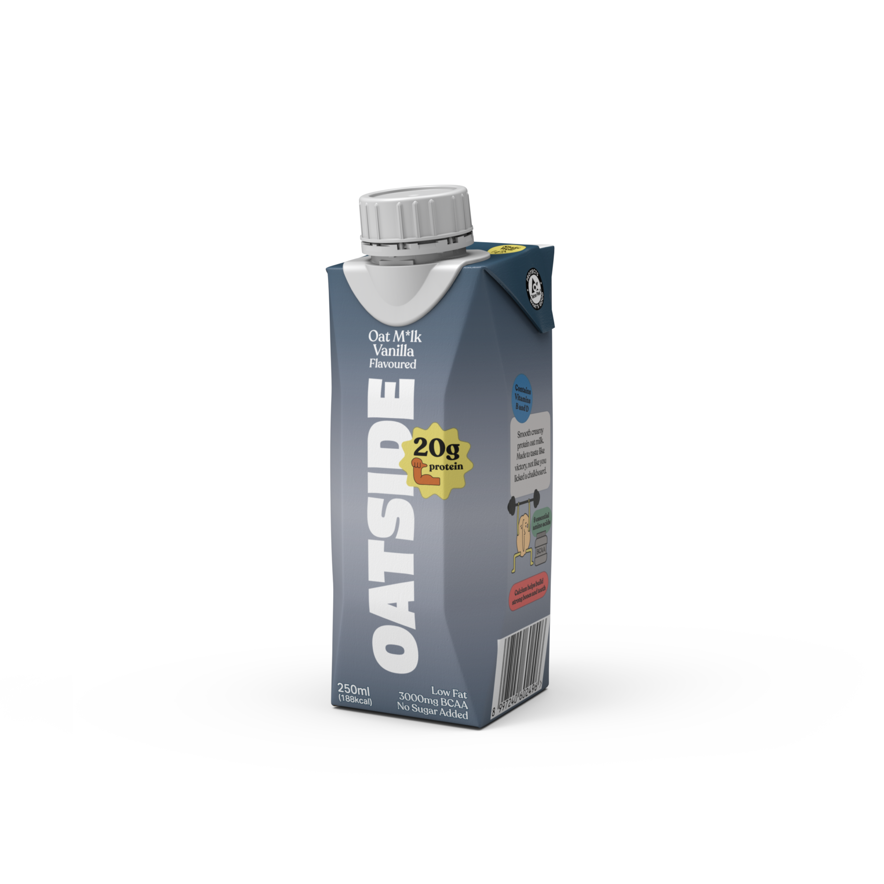 OATSIDE Vanilla Protein Oat Milk Drink 250ml x 24 – Oatside SG